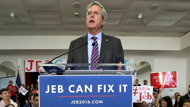 Jeb Bush on the offensive as poll numbers slip | Fox News Video