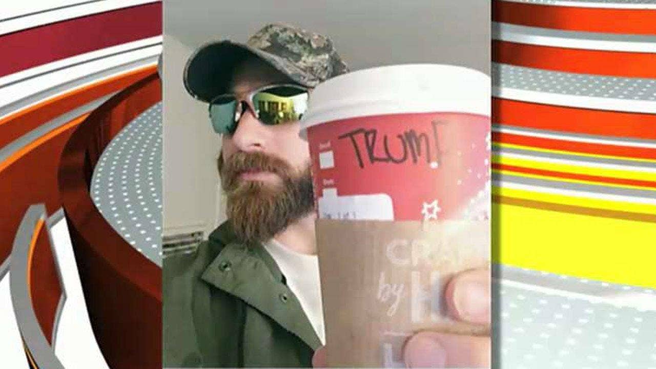 Return of the #TrumpCup: President-elect supporters protest Starbucks ...
