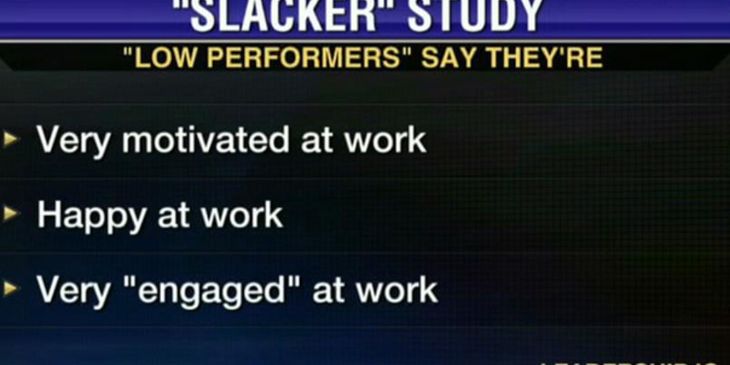 Are the Slackers at Work the Happiest? | Fox Business Video