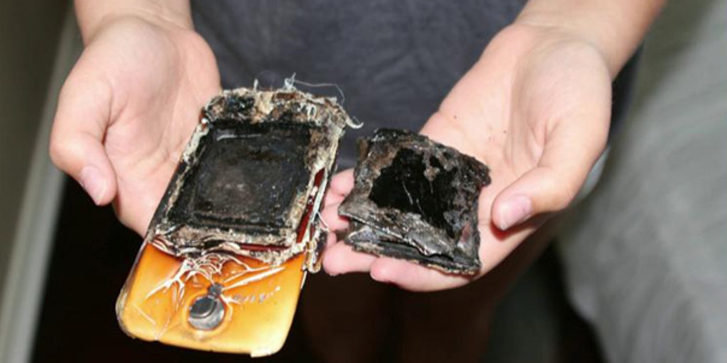 Girl’s cell phone burnt to a crisp | Fox Business Video