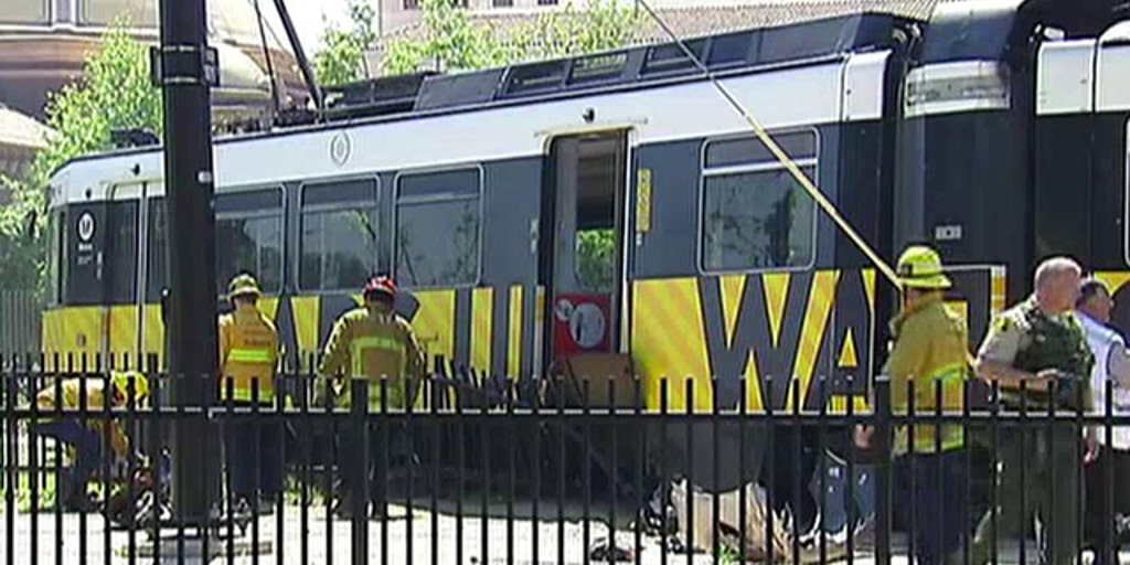 More than 20 injured after commuter train collides into car | Fox News ...