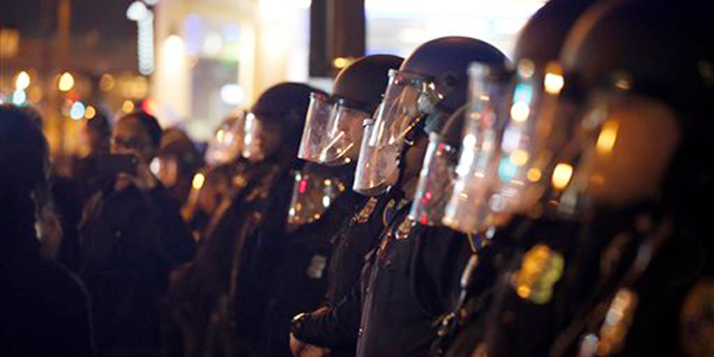 SWAT teams respond to anti-police protests in Baltimore | Fox News Video