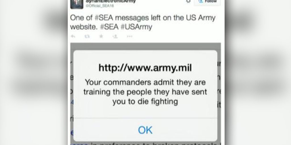 Syrian Electronic Army hacks army.mil website | Fox News Video