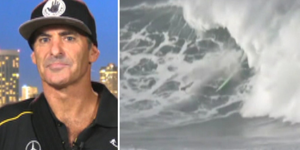 Wipeout! Pro surfer survives fall from monster 50-foot wave | Fox News ...