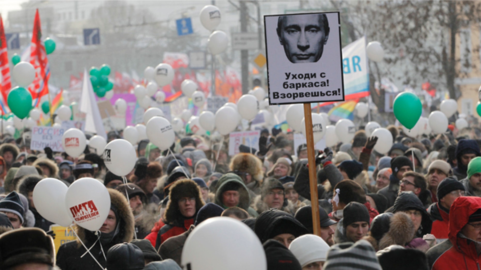 Tens of thousands rally against Putin | Fox News Tens of thousands rally against Putin | Fox News