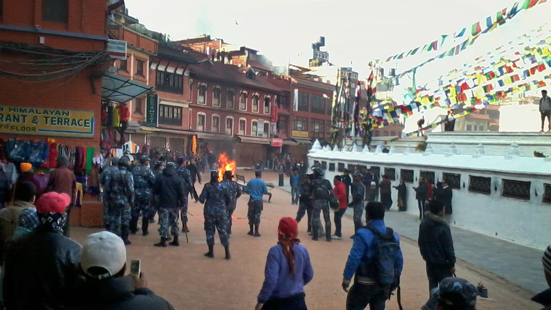 Tibetan protester sets himself on fire in Nepal's capital in apparent ... Tibetan protester sets himself on fire in Nepal's capital in apparent ...