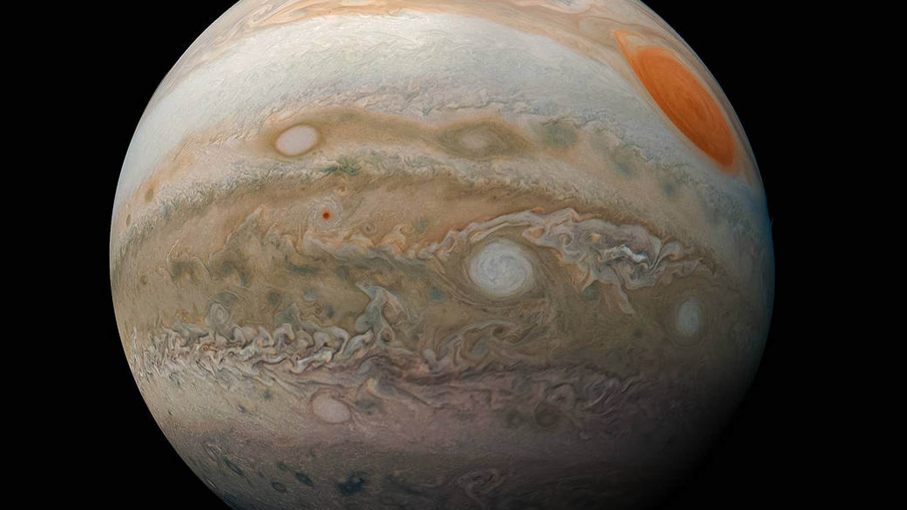 Striking NASA picture shows Jupiter's storms in stunning detail | Fox News Striking NASA picture shows Jupiter's storms in stunning detail | Fox News
