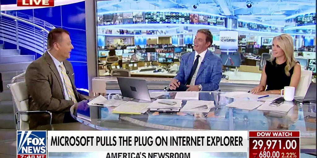 Jimmy Discusses The End Of Internet Explorer On 'America's Newsroom ...