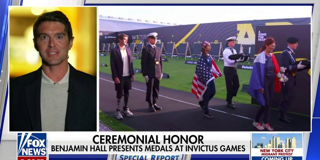 Benjamin Hall presents medals at Invictus Games | Fox News Video