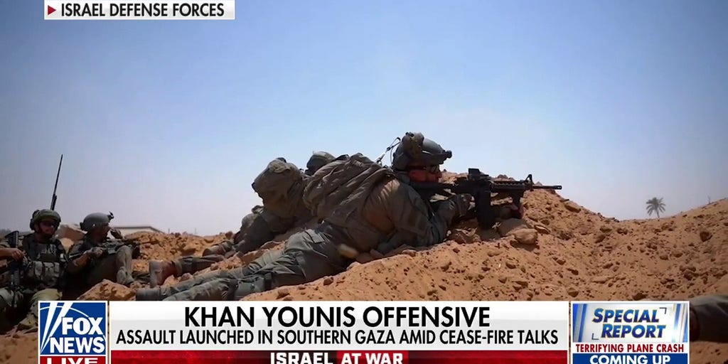Israeli forces launch assault in southern Gaza | Fox News Video