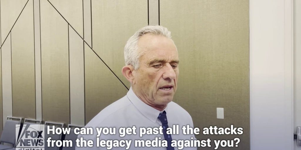 RFK Jr. on how he can get past attacks from legacy media | Fox News Video