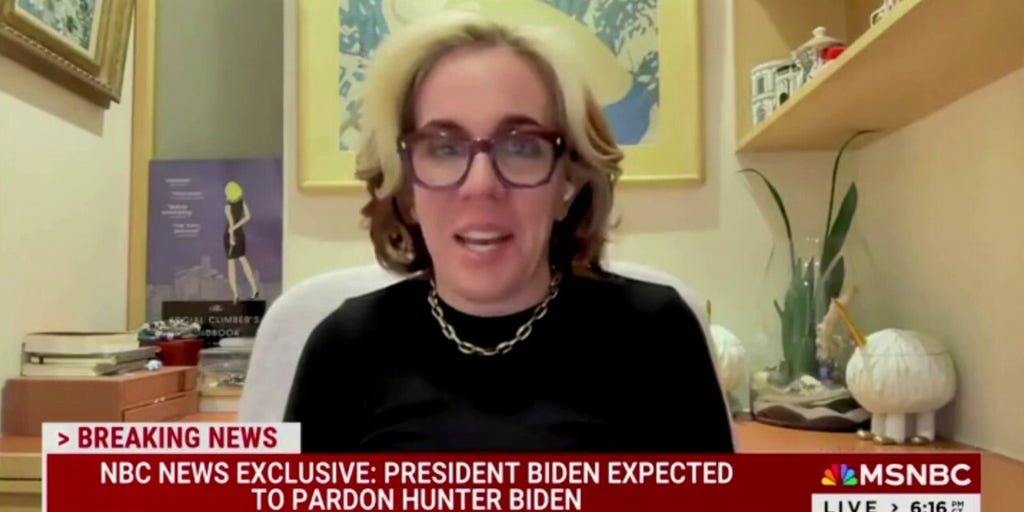 Liberal MSNBC commentator speechless over President Biden pardoning his ...