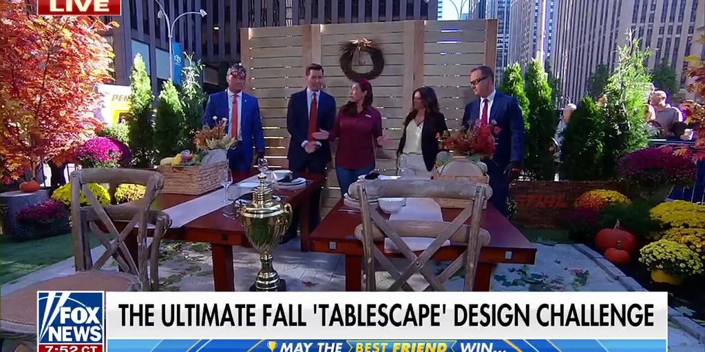 ‘Fox & Friends Weekend’ hosts compete in the ultimate fall ‘tablescape ...