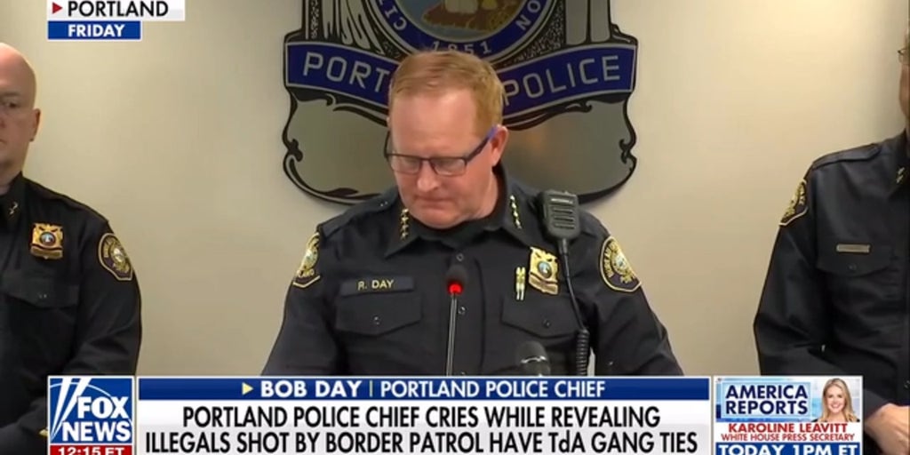 Portland police chief called out for crying after revealing migrants ...