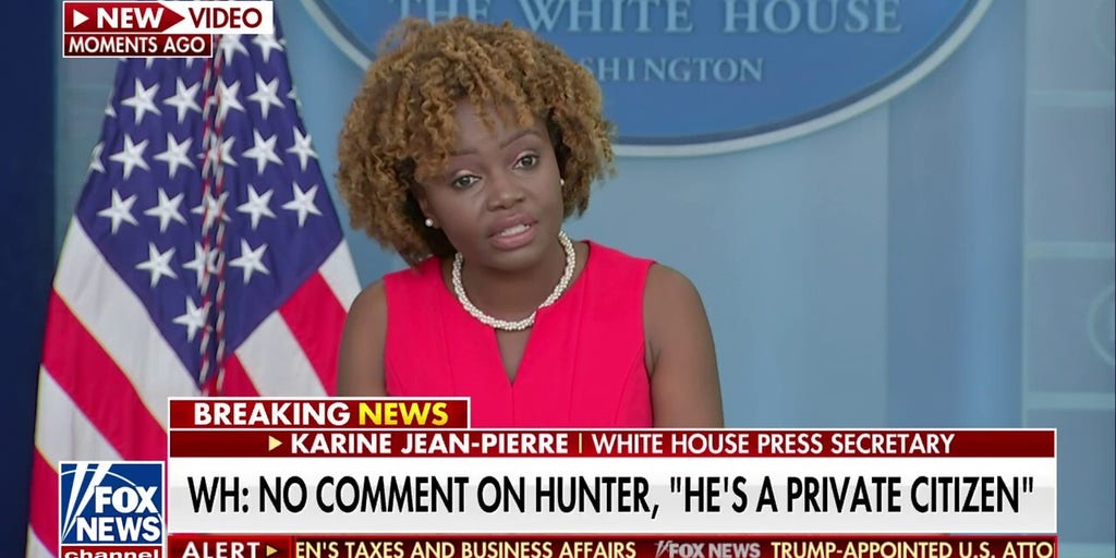 White House says Hunter Biden tax case was a 'personal matter' | Fox ...