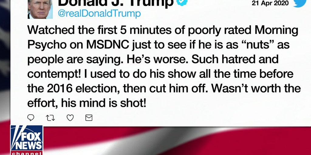 Trump Rips Morning Joe Again Fox News Video