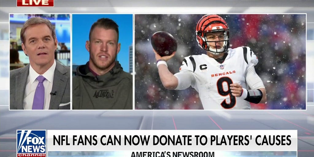 NFL fans can now donate to players' charity causes | Fox News Video