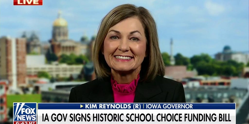 Iowa governor touts school choice law, says other states should follow ...