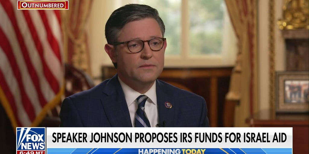 Speaker Johnson proposes diverting IRS funding for Israel aid | Fox ...