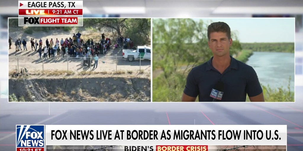 Migrants Continue To Flood Across Southern Border Fox News Video