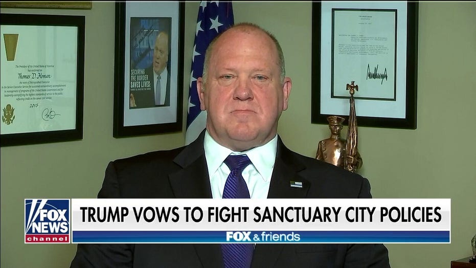 Tom Homan: President Trump's action against sanctuary cities will ...