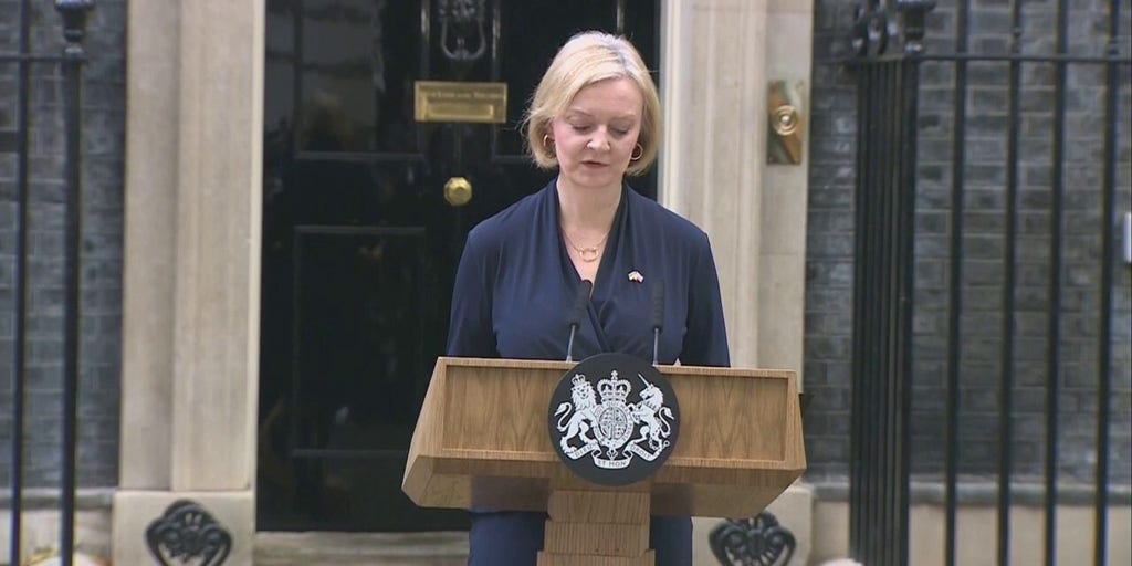 Uk Prime Minister Liz Truss Announces Resignation Fox News Video