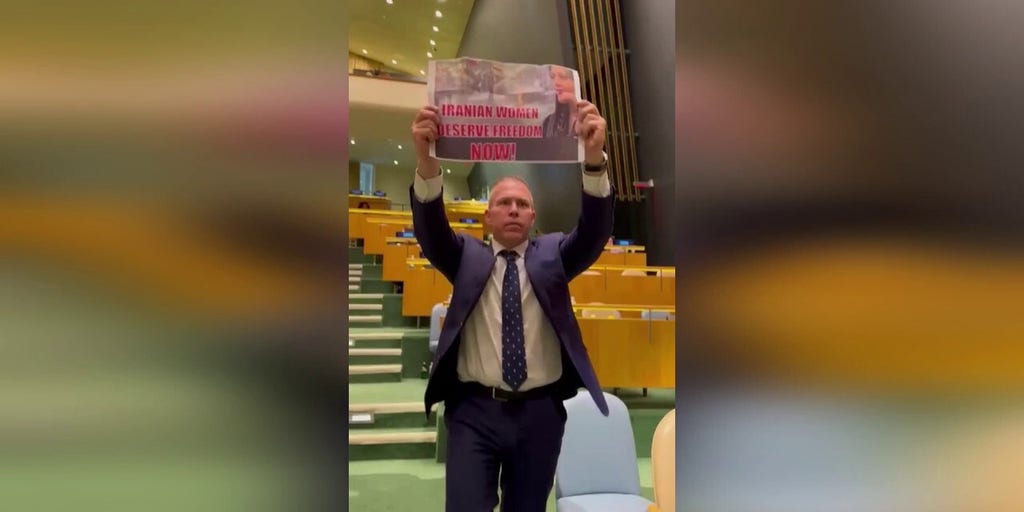 Israel's ambassador to UN leaves General Assembly to protest Iranian ...