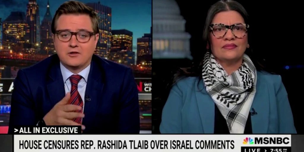 Rashida Tlaib pressed on use of 'from the river to the sea' phrase ...
