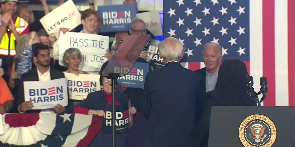 Biden greeted with ‘Pass the Torch, Joe’ sign at Wisconsin rally | Fox ...