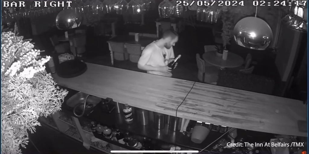 Drunken thief pops bottle of prosecco and raids cash register in bar ...
