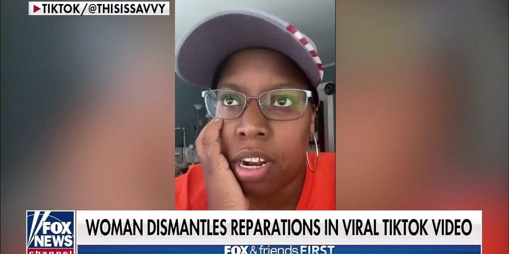 Black TikTok content creator argues against reparations in viral video ...