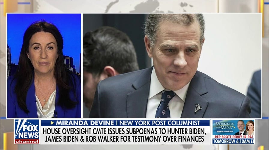Miranda Devine: Comer’s subpoenas for Hunter and James Biden notching ... Miranda Devine: Comer’s subpoenas for Hunter and James Biden notching ...
