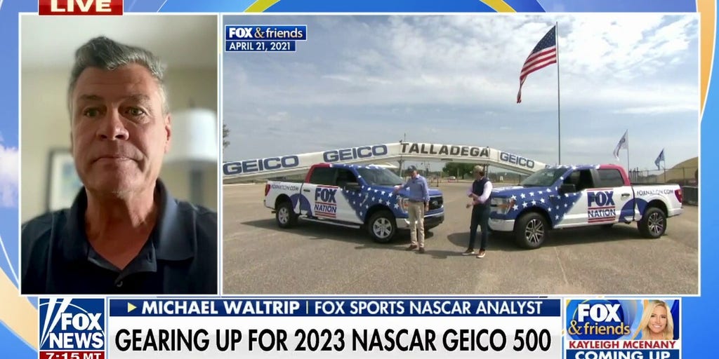 FOX Sports analyst Michael Waltrip gears up for the NASCAR Geico 500 ...