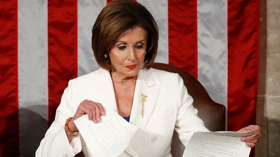 Squad praises Pelosi for tearing up Trump's SOTU speech | Fox News Squad praises Pelosi for tearing up Trump's SOTU speech | Fox News