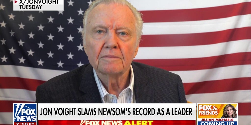 Jon Voight goes off on Gavin Newsom: 'You're nothing but a lying dog ...
