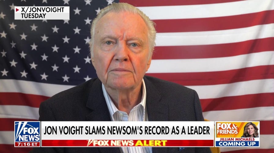 Jon Voight goes off on Gavin Newsom: 'You're nothing but a lying dog ...
