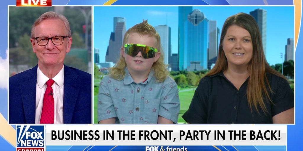 US mullet champion Emmitt Bailey: 'I wanted hockey hair' | Fox News Video