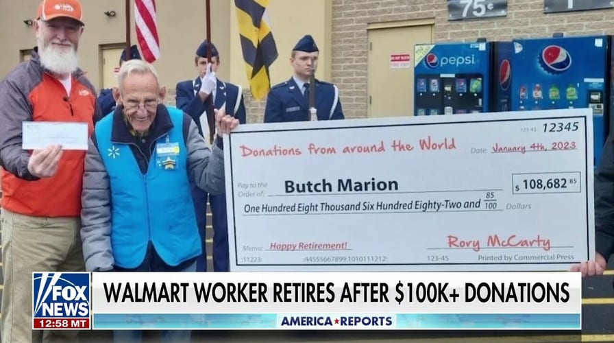 Elderly Veteran Walmart Worker Retires Grateful After Gofundme