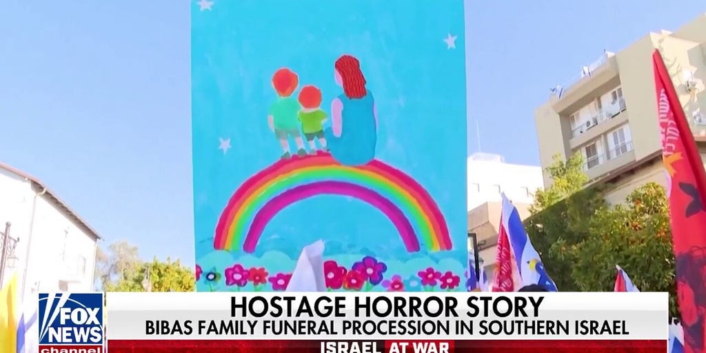 Israel mourns murder of Shiri Bibas, sons Kfir and Ariel | Fox News Video