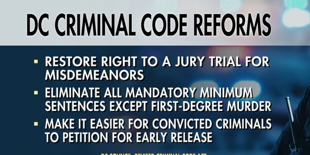 DC Council votes on new criminal code reform, softens penalties for ...