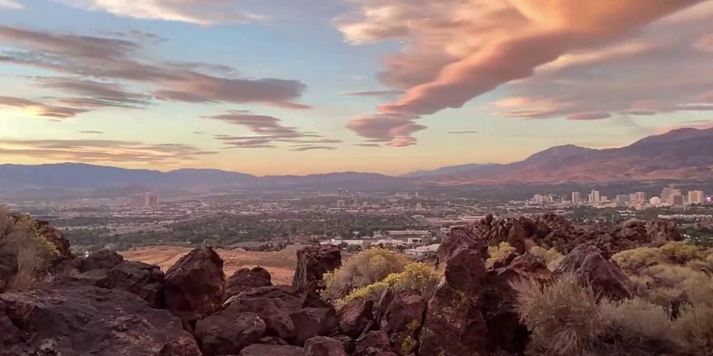 Stunning sunrise over Reno, Nevada, caught on video | Fox News Video