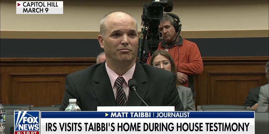 IRS paid 'chilling' visit to Matt Taibbi's home during House testimony ...