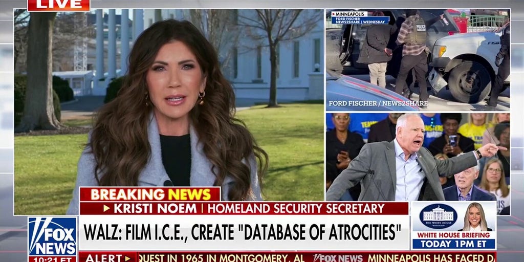 Noem says Walz dismissed federal help: 'You let your city burn' | Fox ...