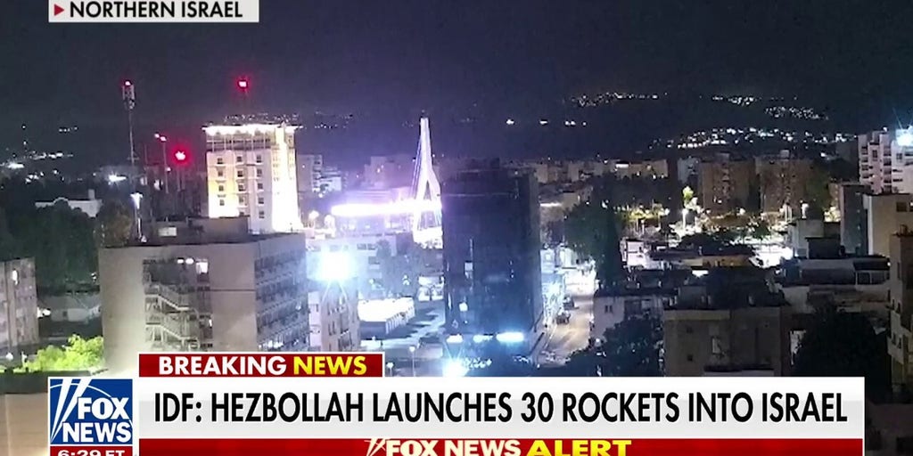Hezbollah launches 30 rockets into Israel: IDF | Fox News Video