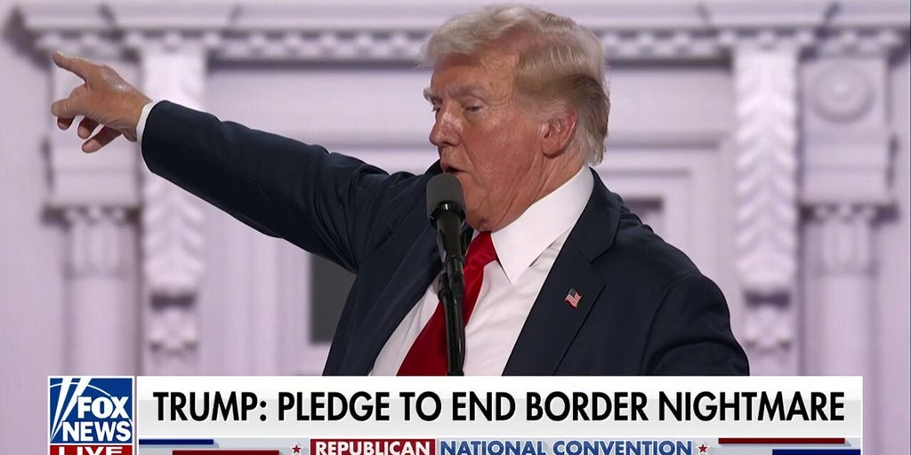Trump displays immigration chart that shows 'invasion' after he left ...