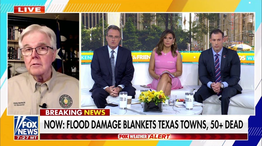 Texas lieutenant governor touts state's 'aggressive' recovery efforts after deadly floods | Fox ...