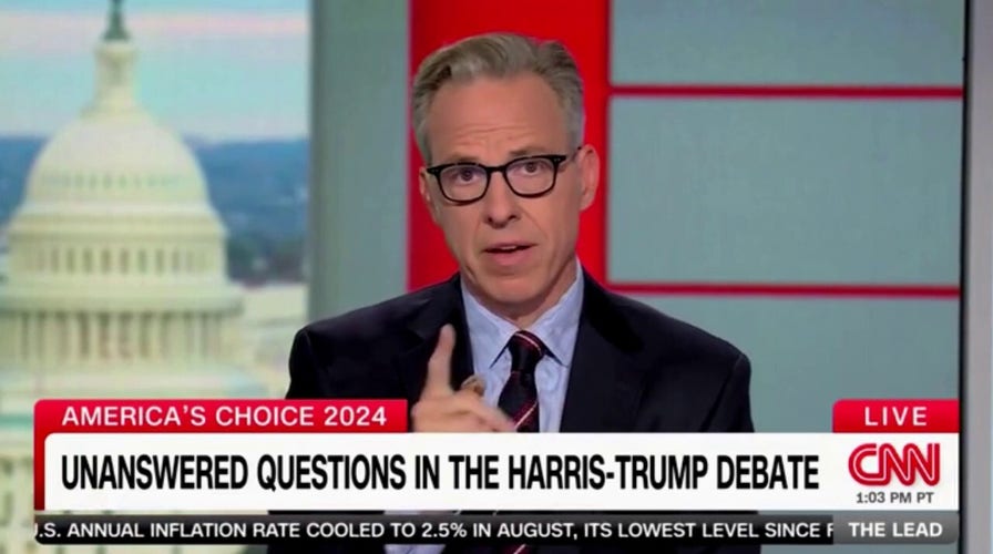 Jake Tapper calls out Kamala Harris for dodging in debate answers ... Jake Tapper calls out Kamala Harris for dodging in debate answers ...