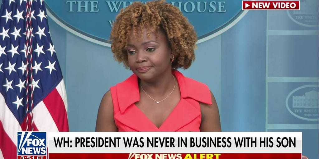Karine Jean-Pierre: Joe Biden was never in business with Hunter | Fox ...