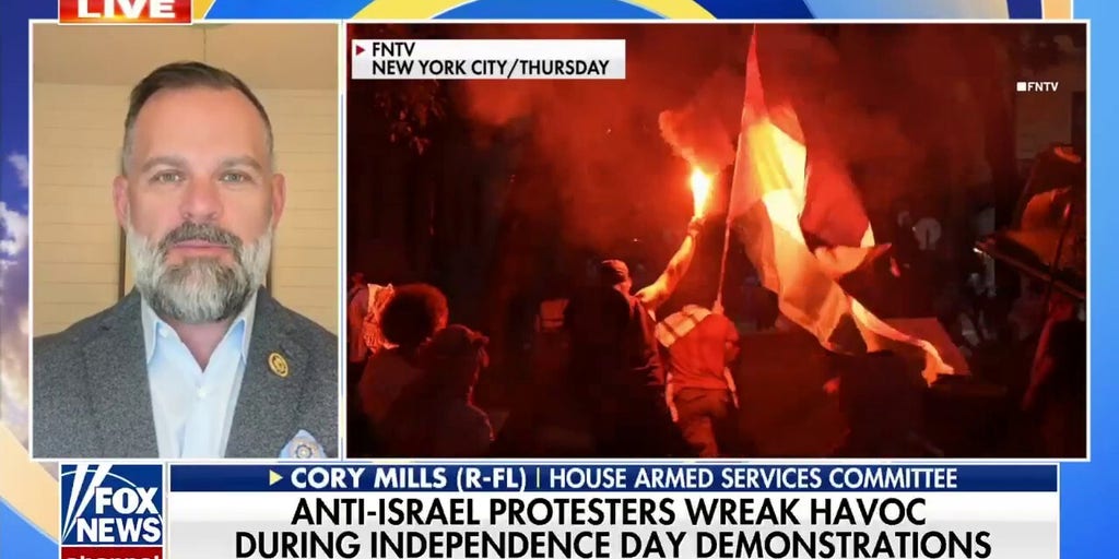 Anti-Israel demonstrators cause violent protests on the Fourth of July ...