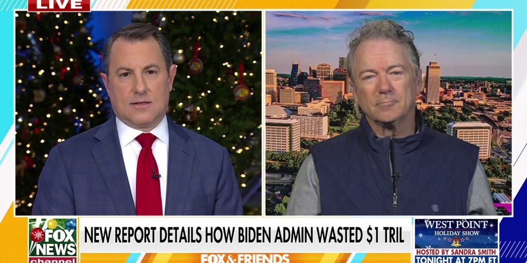 Rand Paul details how the Biden admin wasted $1 trillion | Fox News Video